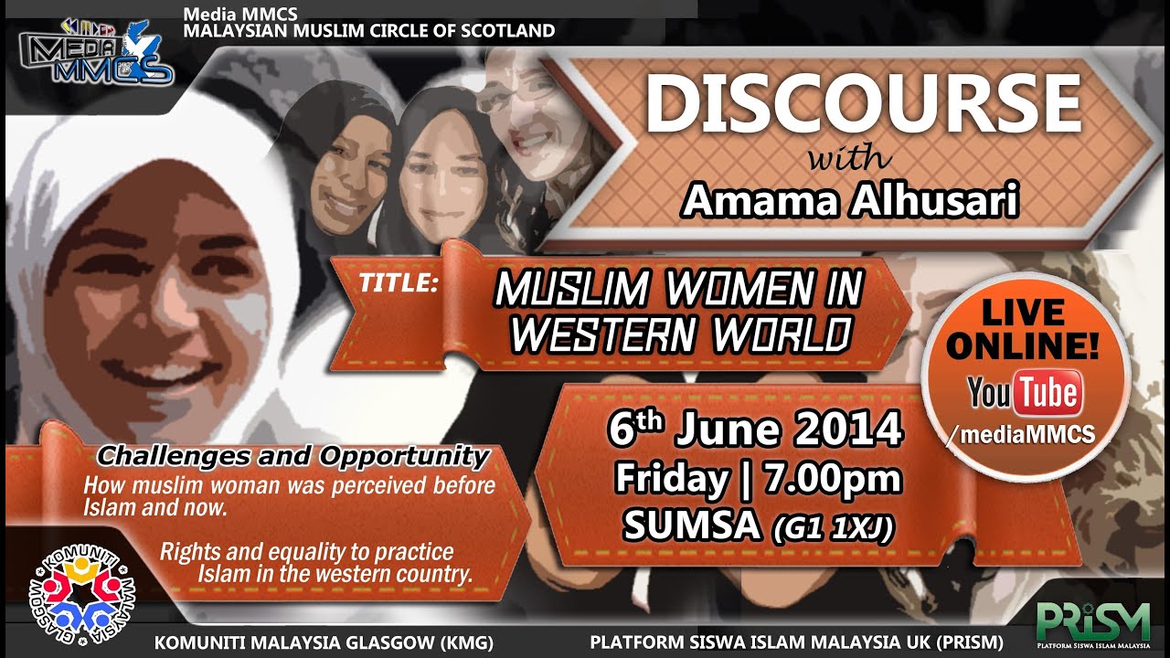 DISCOURSE: Muslim Women in Western World | Amama Al-Husari - YouTube