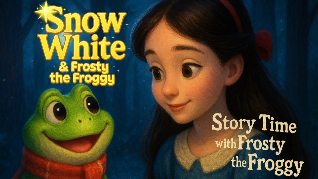 Snow White & Frosty the Froggy 🌙 | Magical Bedtime Story for Kids ...