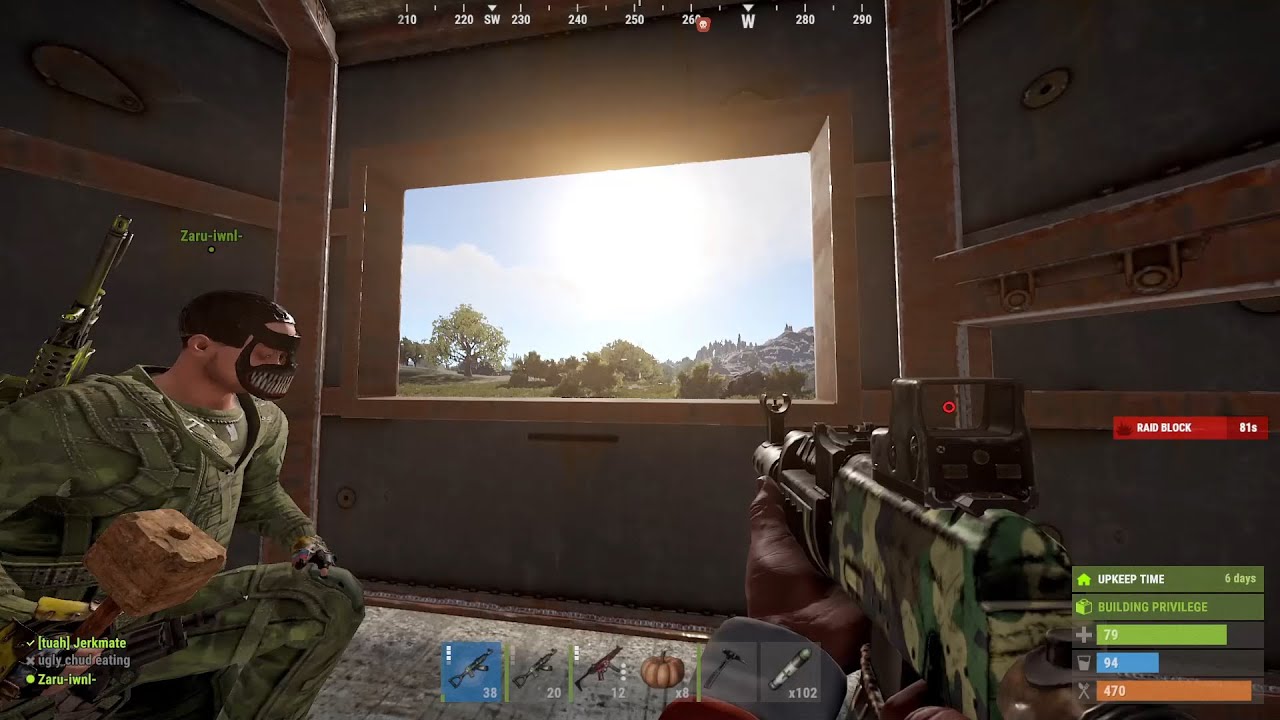 THE WINDOW... (Rust - Raid Escape) - YouTube