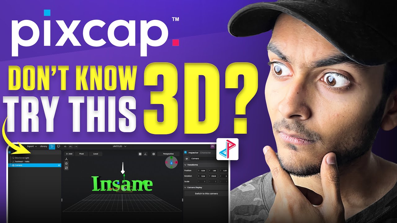 I tried this Blender alternative for 3d illustrations - Pixcap - YouTube