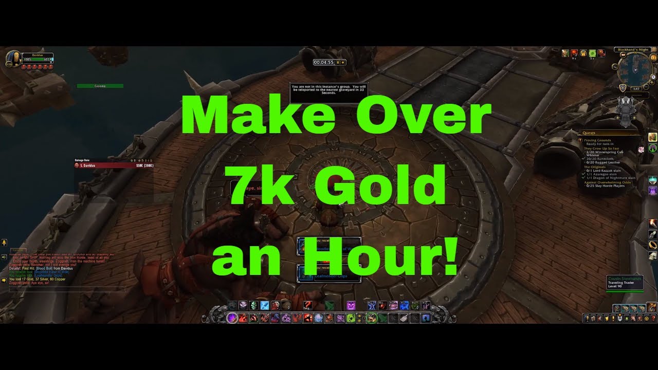 How to Make Gold in WoW: Farming Iron Docks in under 6 minutes - YouTube