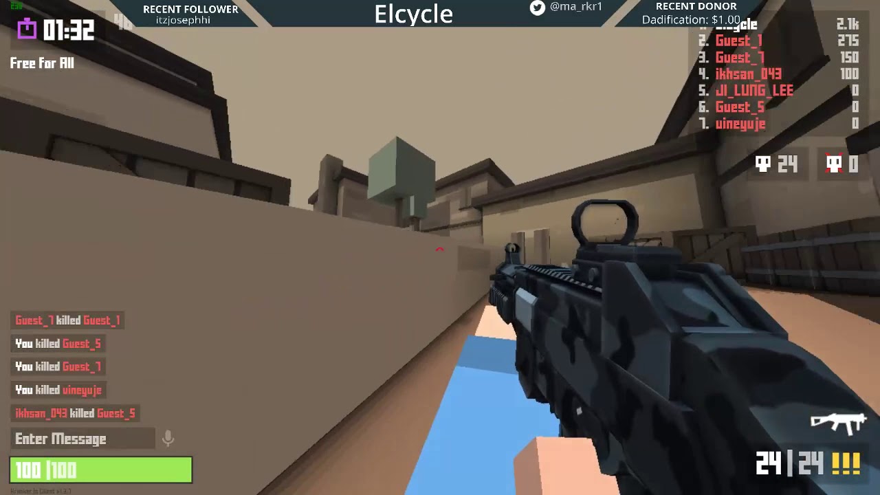 Krunker Nuke, 39 kill game! - YouTube