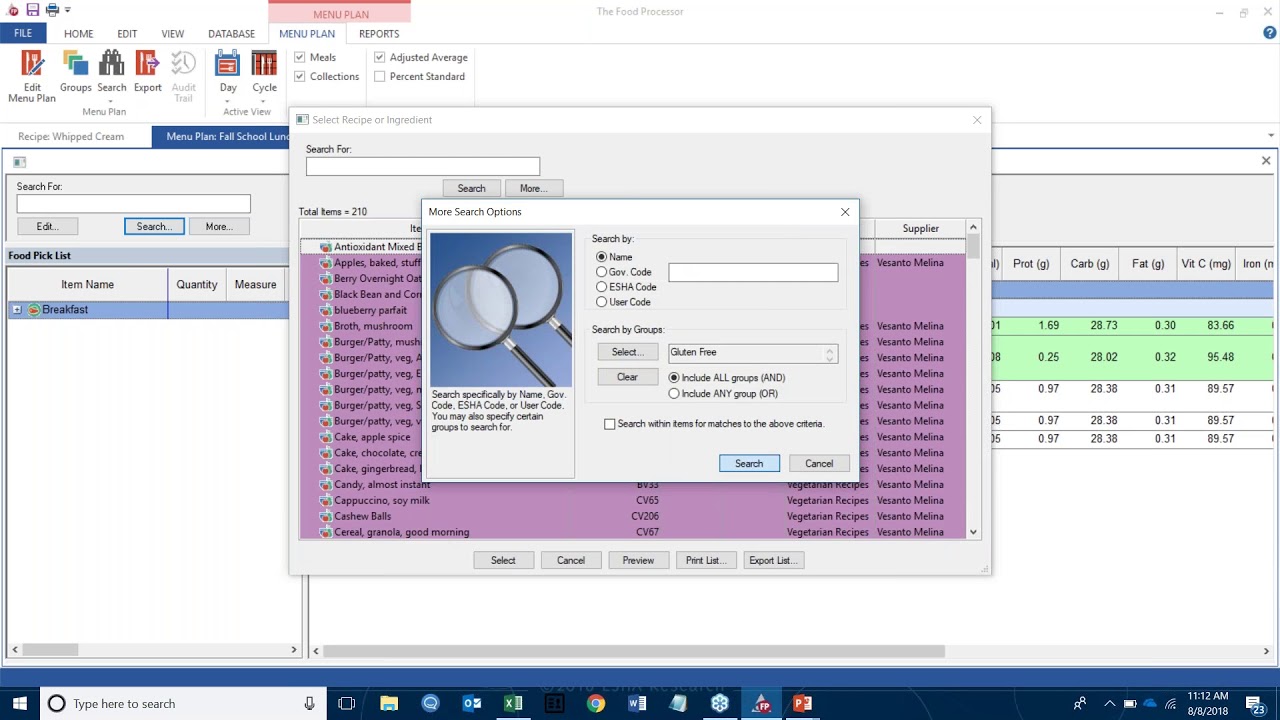 Food Processor Menu Plan Overview - YouTube
