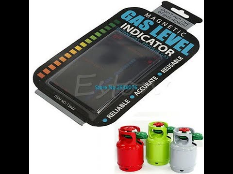 Gas level indicator - YouTube