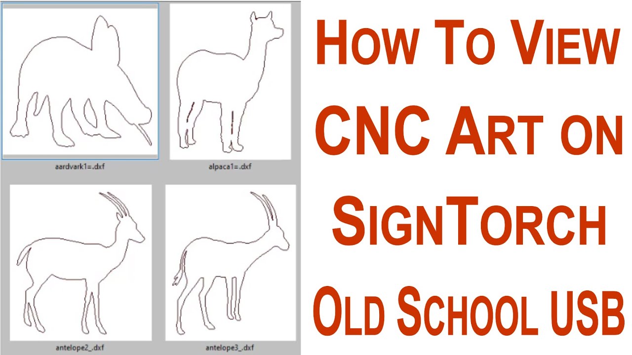 1 of 3 - Preview DXF and SVG CNC Art files on SignTorch Old School ...