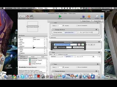 gamesalad tutorial timers and random spawning - YouTube