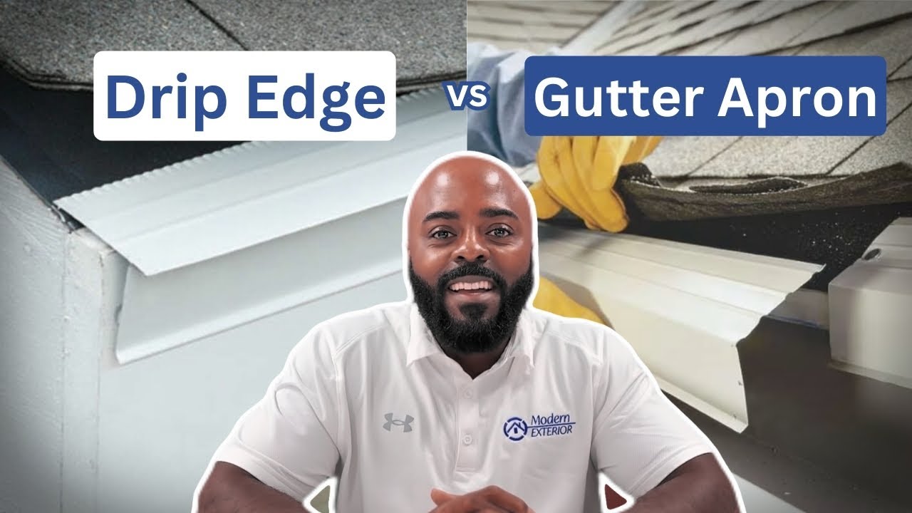 Drip Edge vs Gutter Apron - YouTube