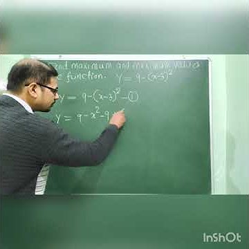 Calculation of maximum value of function/how to calculate maximum value ...