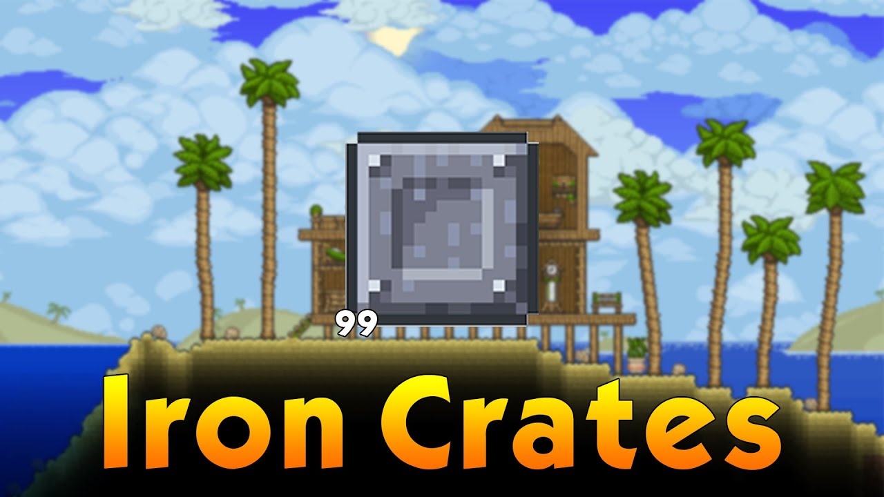 Terraria 1.2.4 | Opening 99 Iron Crates! (MINI MINOTAURS) - YouTube