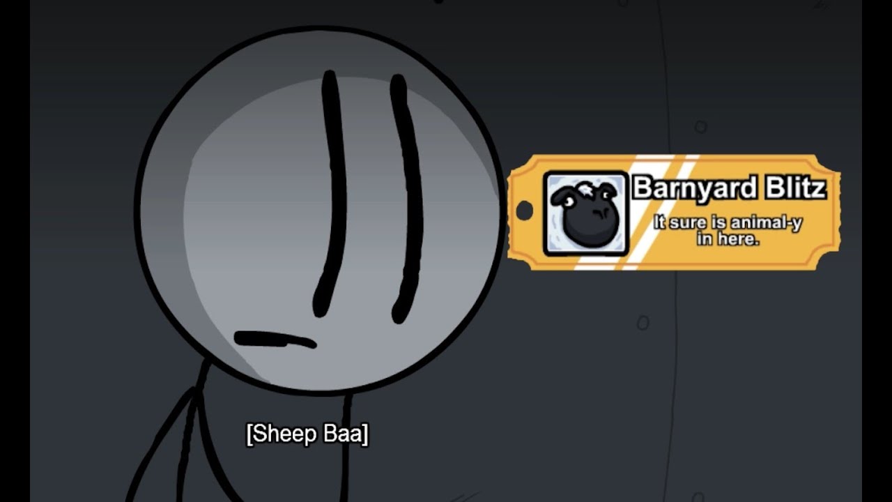 Henry Stickmin - Baah! Get Barnyard Blitz achievement, NOT A FAIL in ...