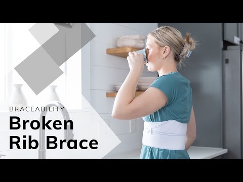 BraceAbility Broken Rib Brace for Fractured, Cracked or Dislocated Ribs ...