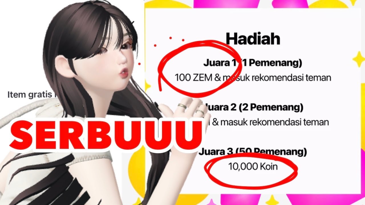 100 ZEM GRATISS DAN 4 ITEM GRATIS😍 - YouTube