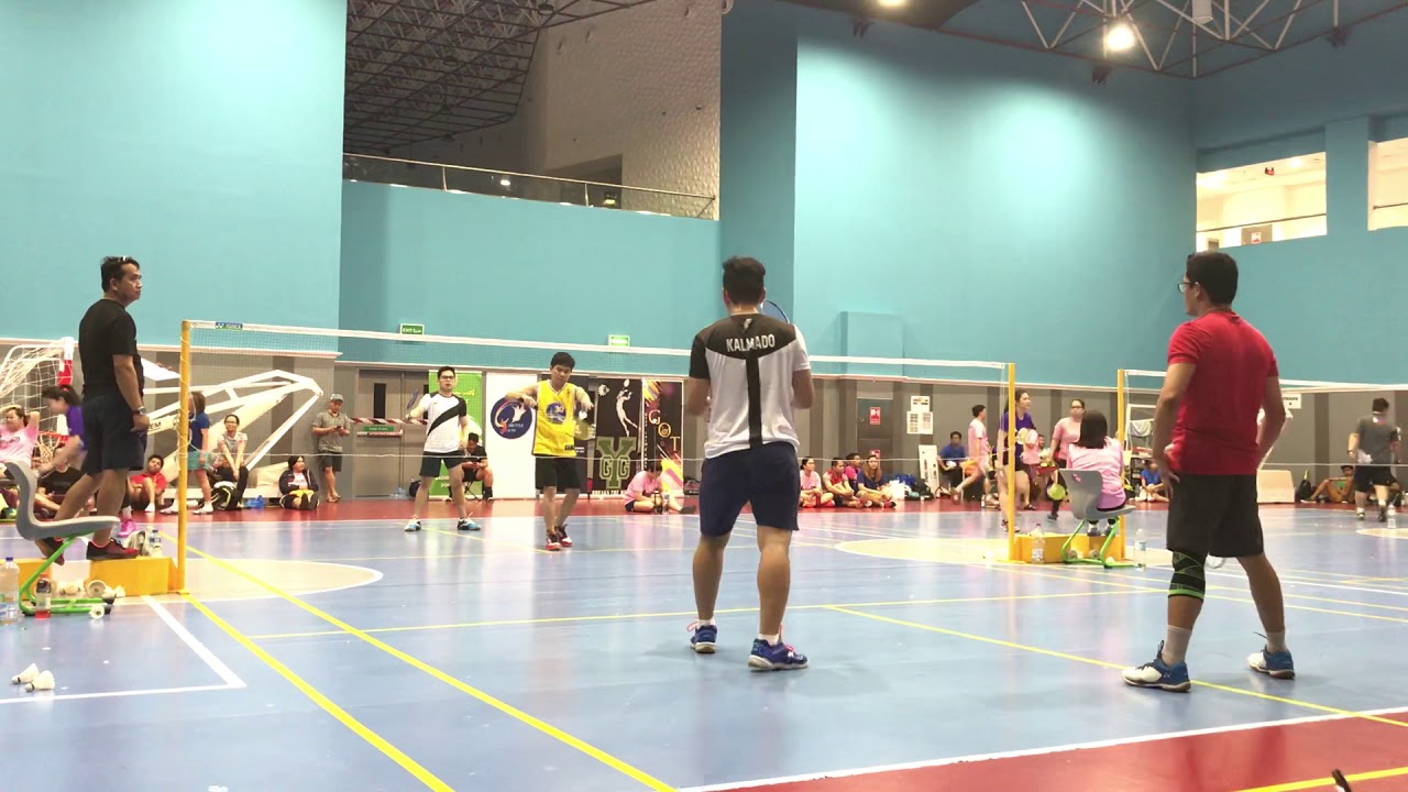 Shuttle Mania Tournament - Toyo & Dante vs. Roque & Joemar - YouTube