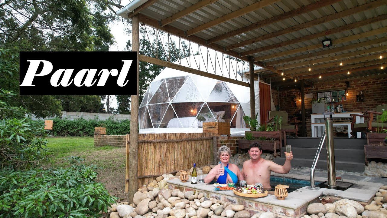 Affordable dome glamping in Paarl on the banks of the Berg River ...