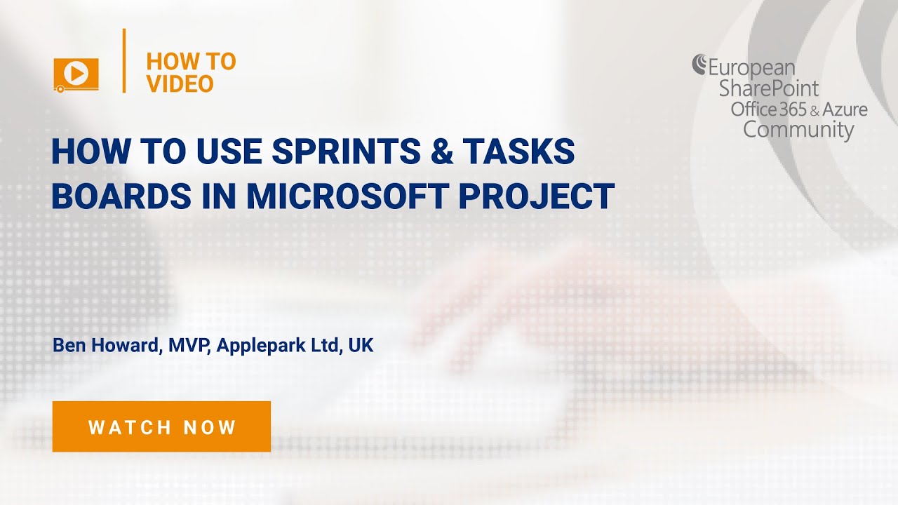 How To use Sprints & Task Boards in Microsoft Project - YouTube