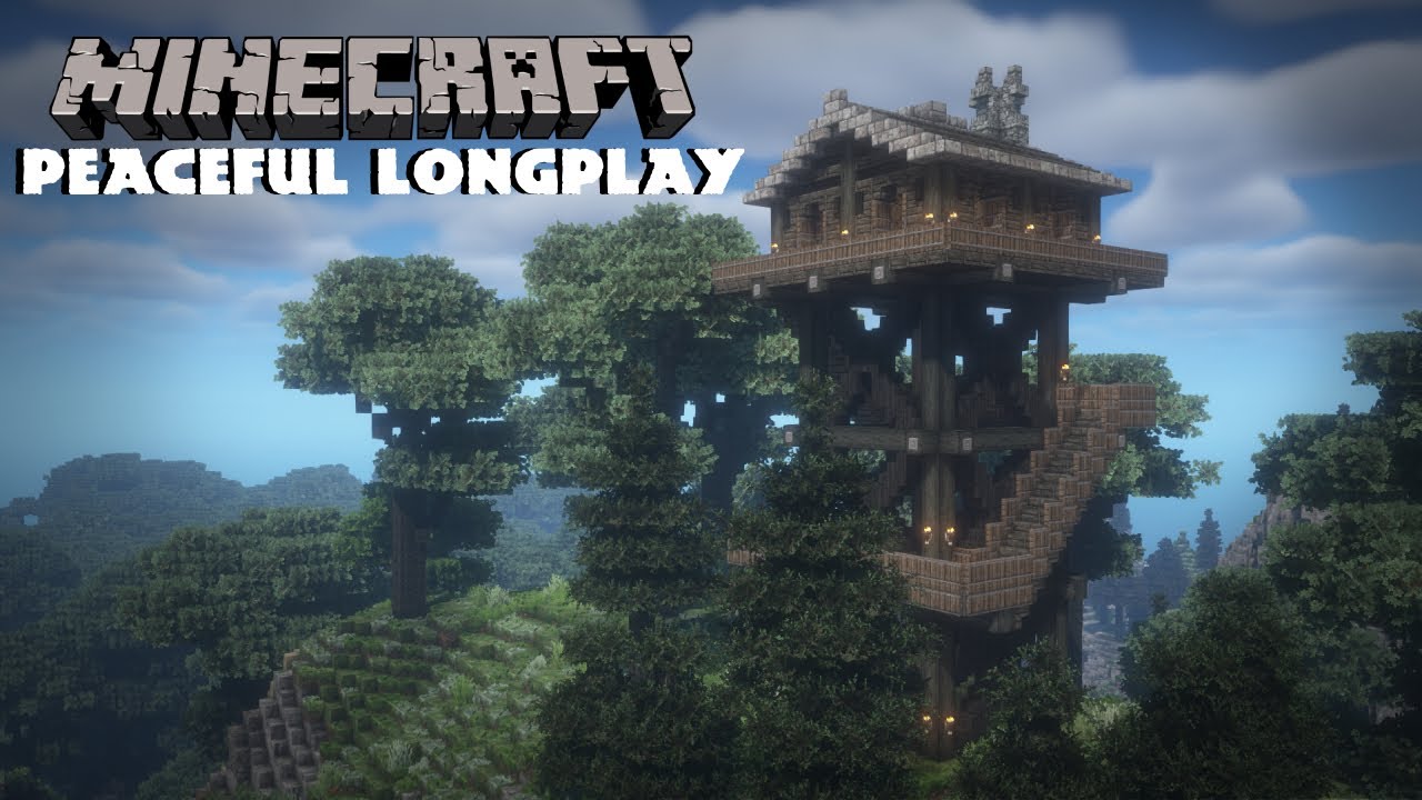 Survival Tower | Minecraft Peaceful Longplay - YouTube