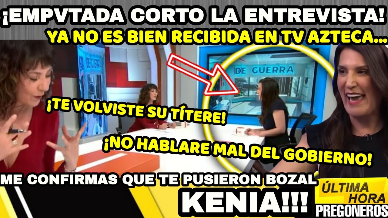 ¡GARZA LE CORTA LA ENTREVISTA A KENIA! - YouTube