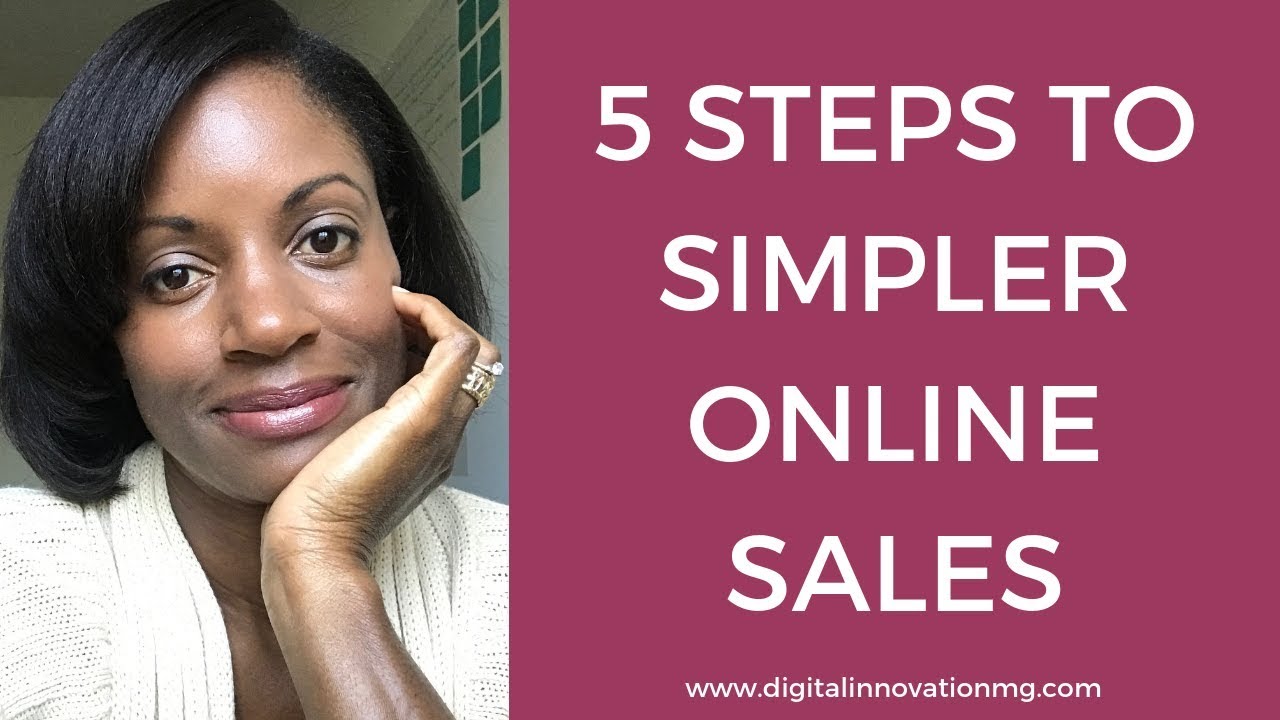 5 Steps to Simpler Online Sales - YouTube