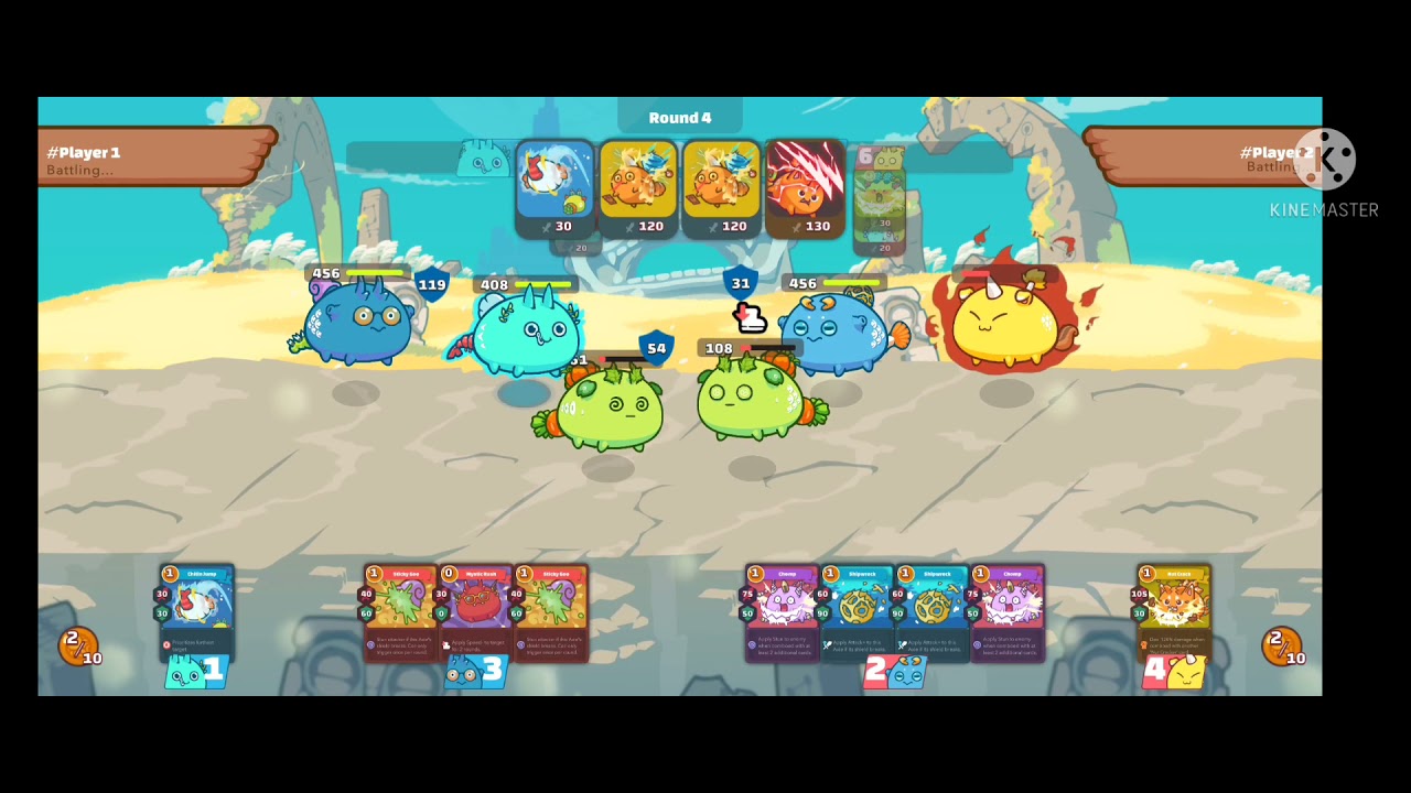 Testing newly bought mid Axie (Team on the right) Highlights 2k mmr ...