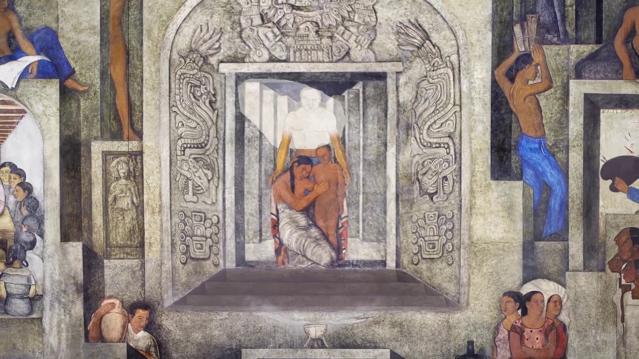 Murales de Roberto Montenegro - YouTube