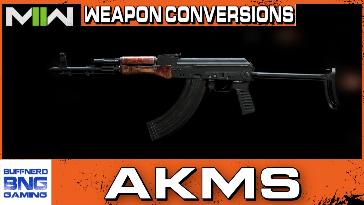 AKMS Weapon Conversion - Call Of Duty Modern Warfare II - YouTube