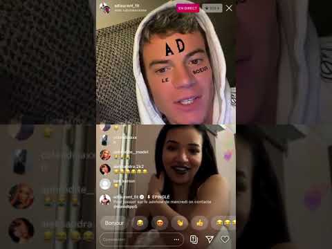 Ruby Nikara drague et fait une déclaration à Adrien Laurent pendant son live