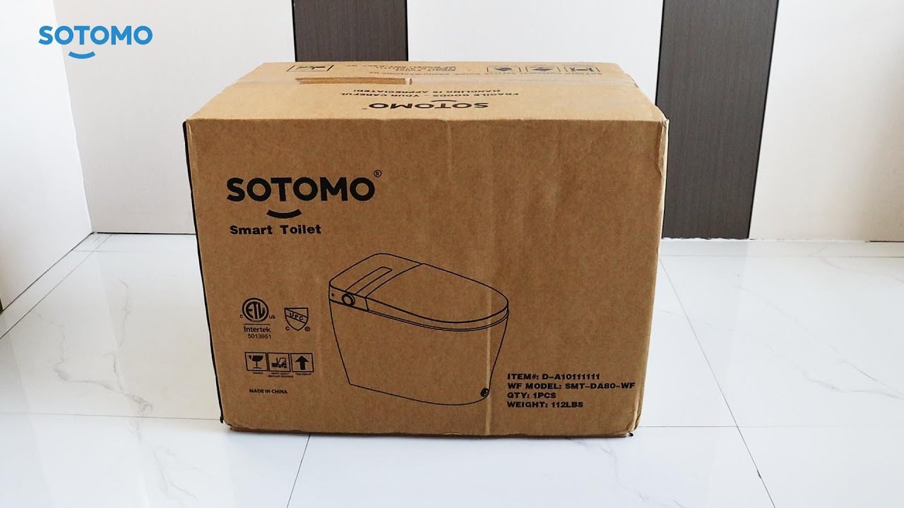 SOTOMO DA80 Smart Toilet Unboxing Video - YouTube