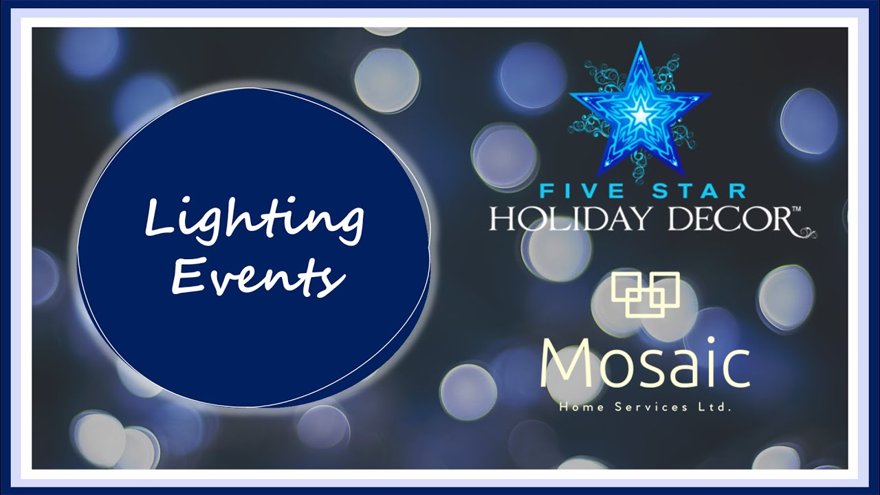 Event Lighting | Five Star Holiday Decor - YouTube