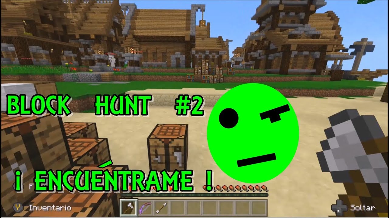 Block Hunt | ENCUÉNTRAME QUE SOY UN FARDO DE HENO | Minecraft - YouTube