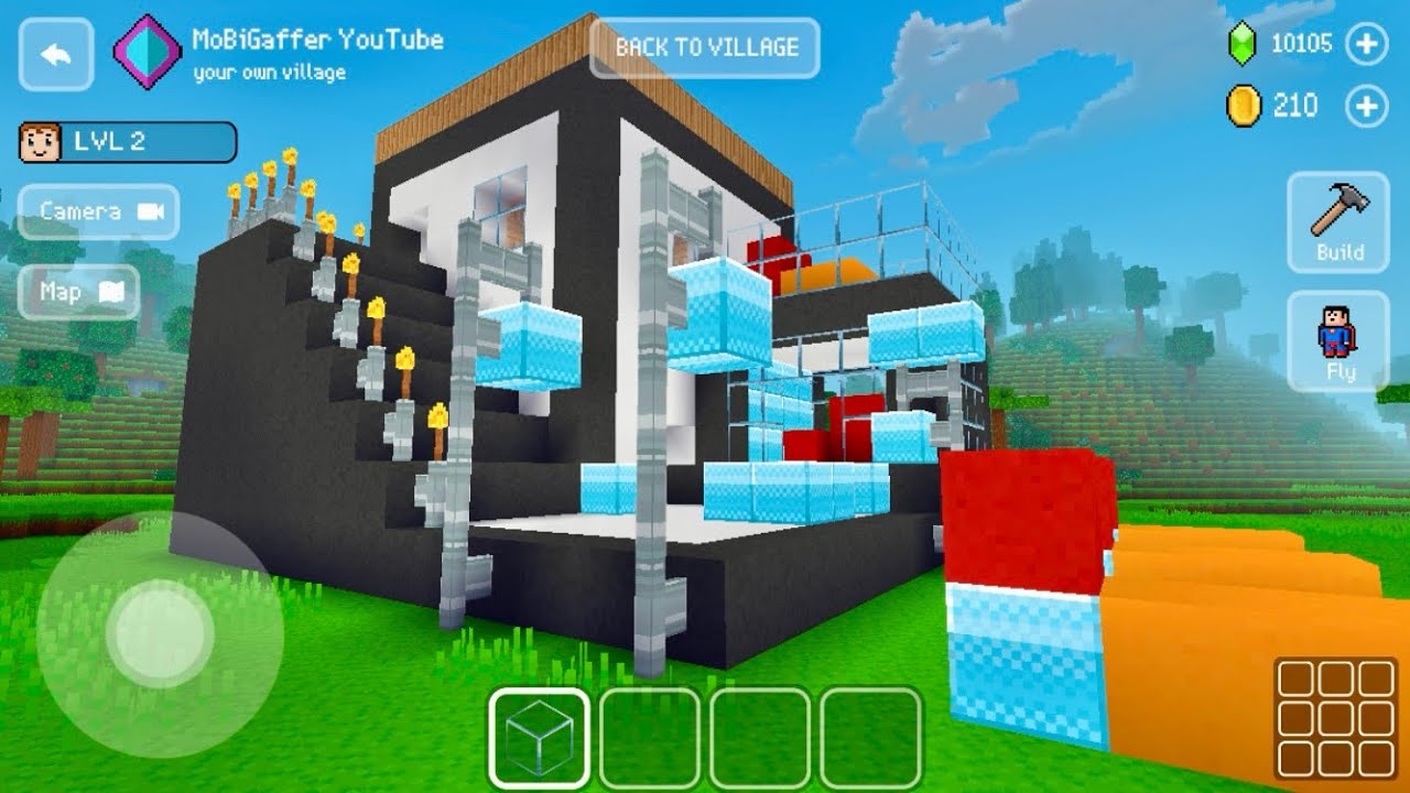 Block Craft 3D: Crafting Game #4063 | Modern House 🏠 - YouTube