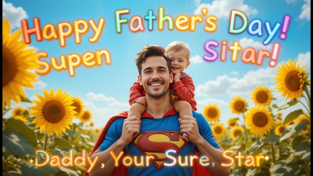 Daddy, You’re My Super Star! | Happy Father’s Day Song for Kids ...