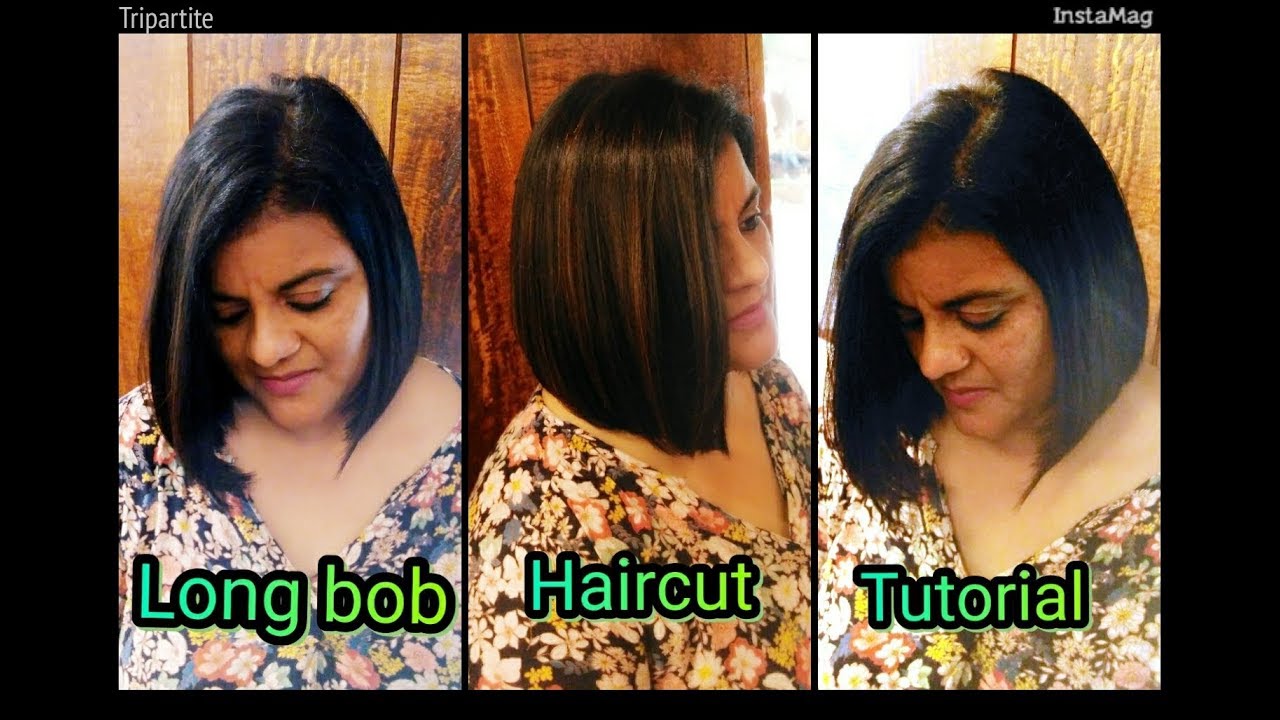 Long Bob Haircut Tutorial Step by step - haircut expert by Shyama's ...