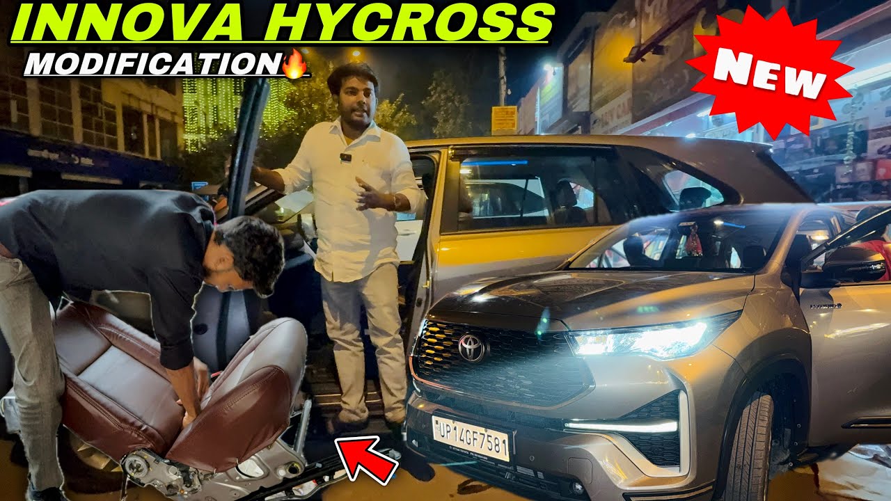 Hycross Ultimate Seat Cover Installed😱| Hycross Vx Modification Karol ...