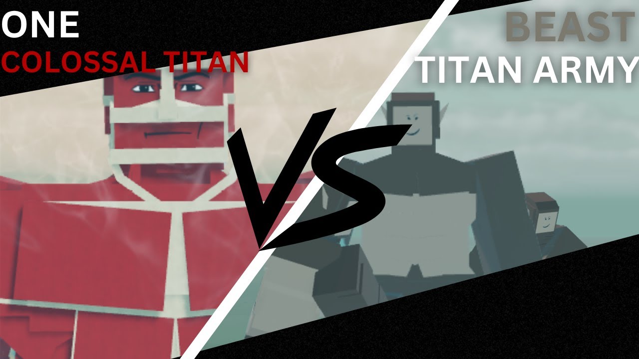 1 Colossal Titan VS. Beast Titans | Attack on Shenanigans - YouTube