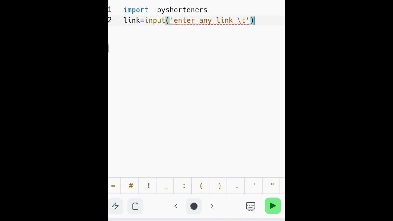 Url Shortner Using Python Python Shorts Urlshortener Reels Pythonprogramming Youtube 