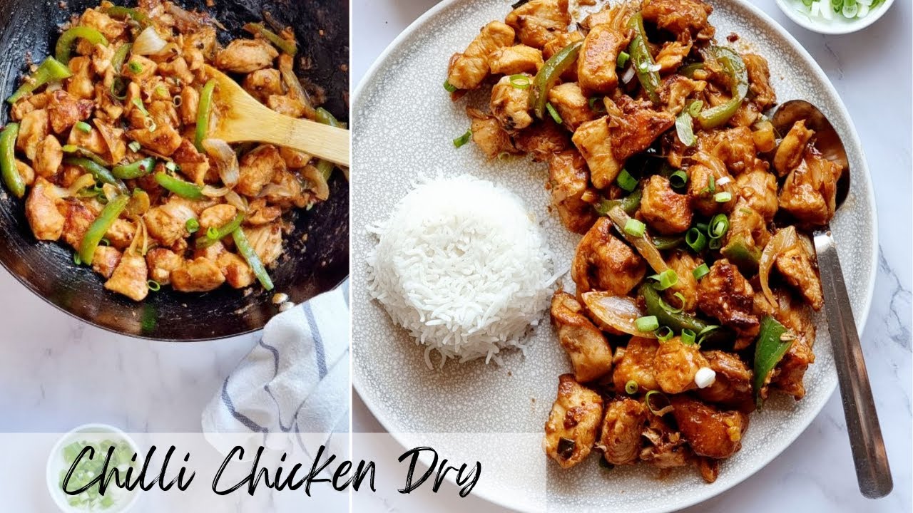 Chilli Chicken Dry | Spicy Indo Chinese Chicken Stir Fry Recipe - YouTube