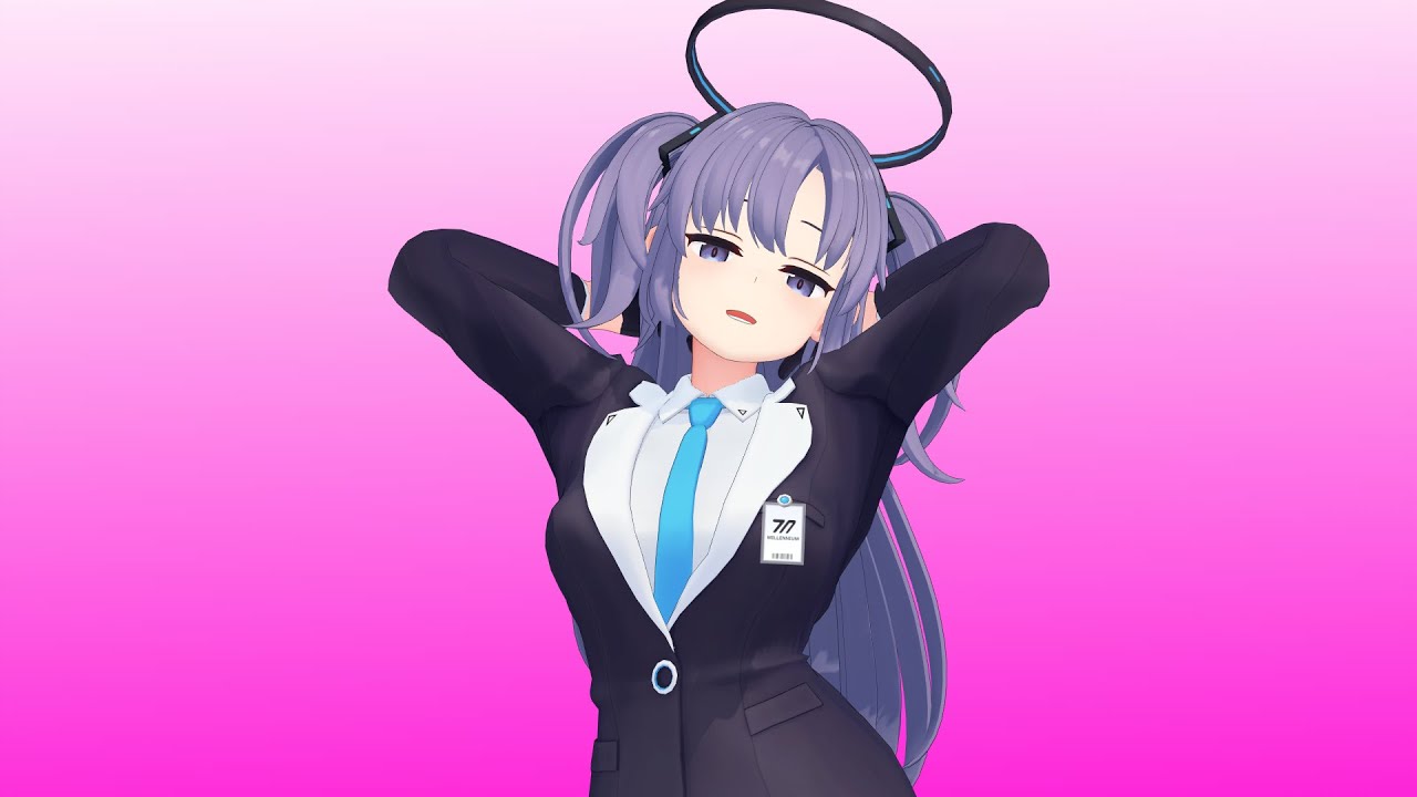 [Blue Archive - MMD] - Yuka - Hold Up - YouTube