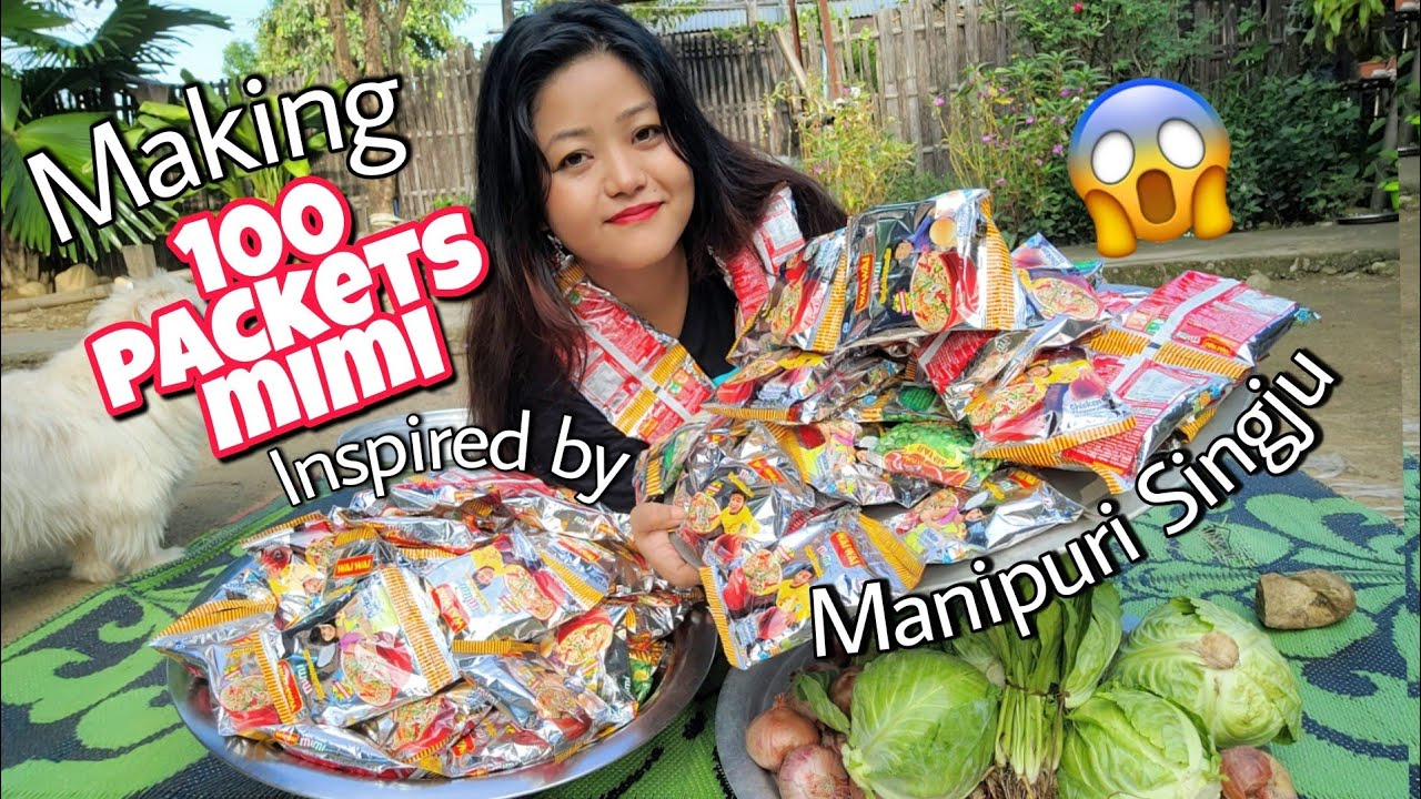 Making 100 packet of Mimi 😱 फिर सबको बाटा / Mimi Singju / Jhaal moori ...