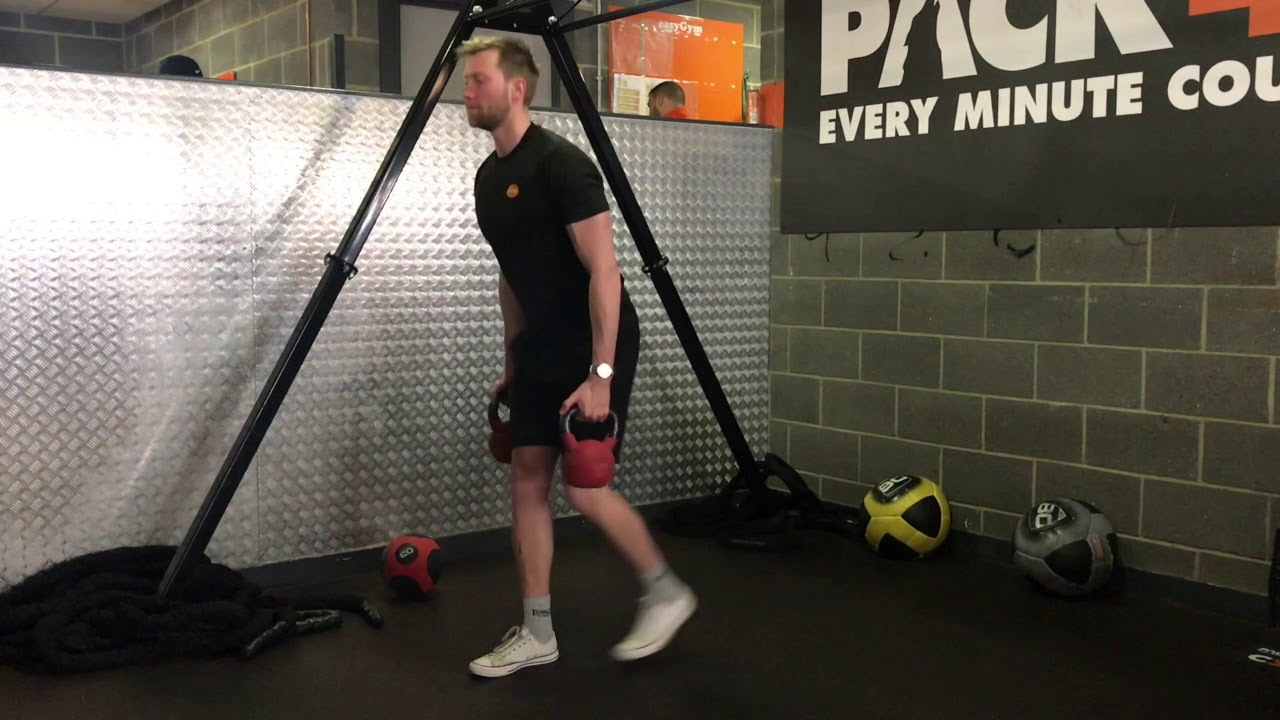 Weighted Reverse Lunges - YouTube