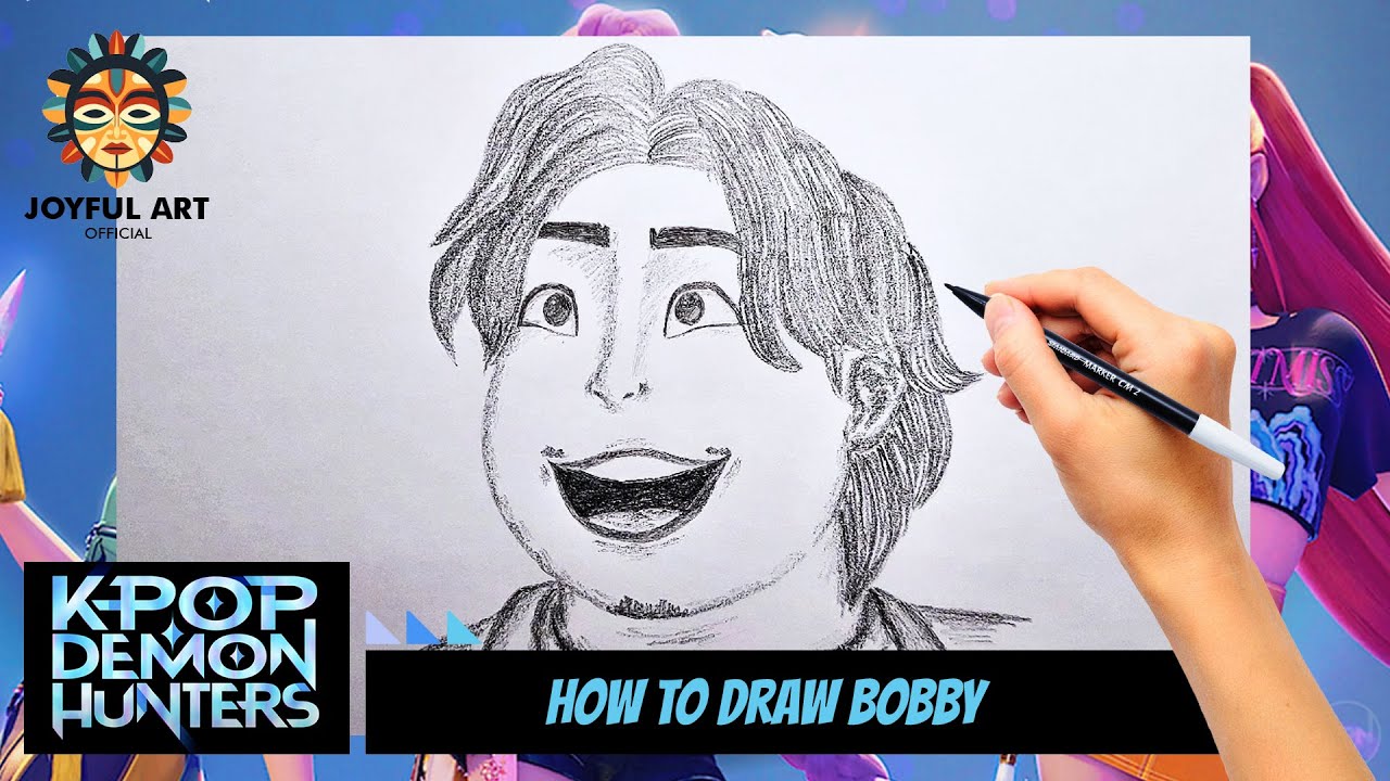 Sketch Stories | How to Draw Bobby - Kpop Demon Hunters - YouTube