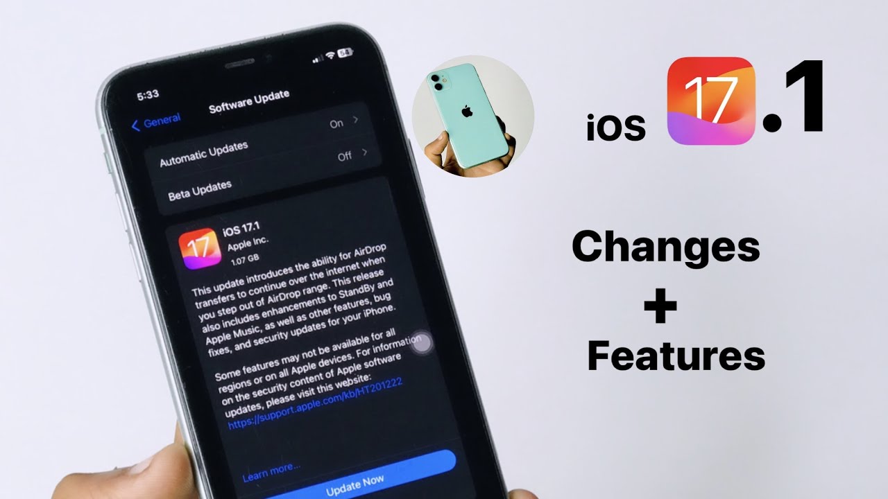 IOS 17.1 update on iPhone 11 - Changes & Features 🔥What’s New - YouTube