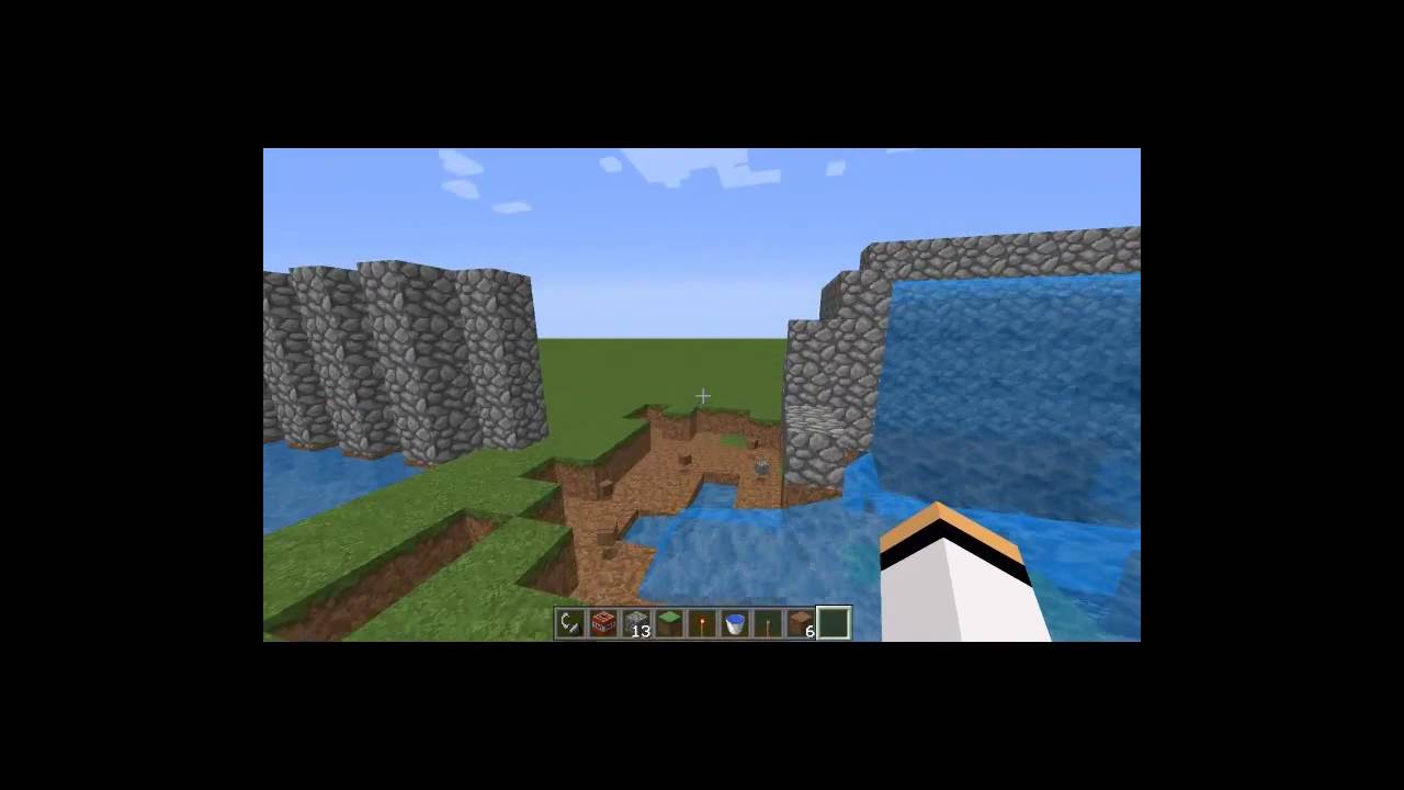 comment faire une muraille infaible sur minecraft !! - YouTube