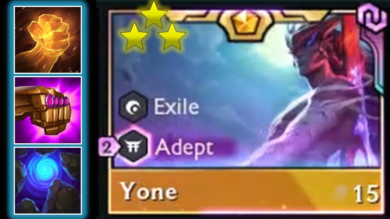 Fast 10, Golden Egg & 3 Star Chosen Yone - TFT Set 4.5 Revival - YouTube