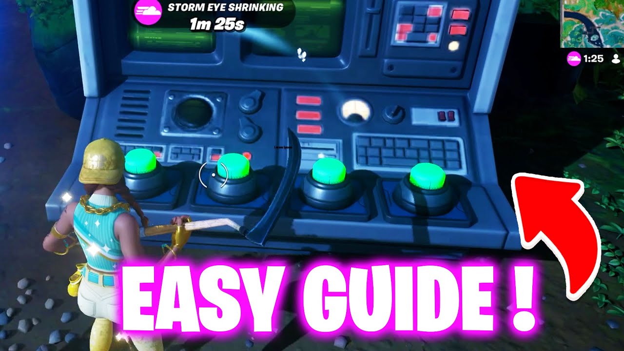initiate the power sequence program at Slone's location Fortnite - YouTube