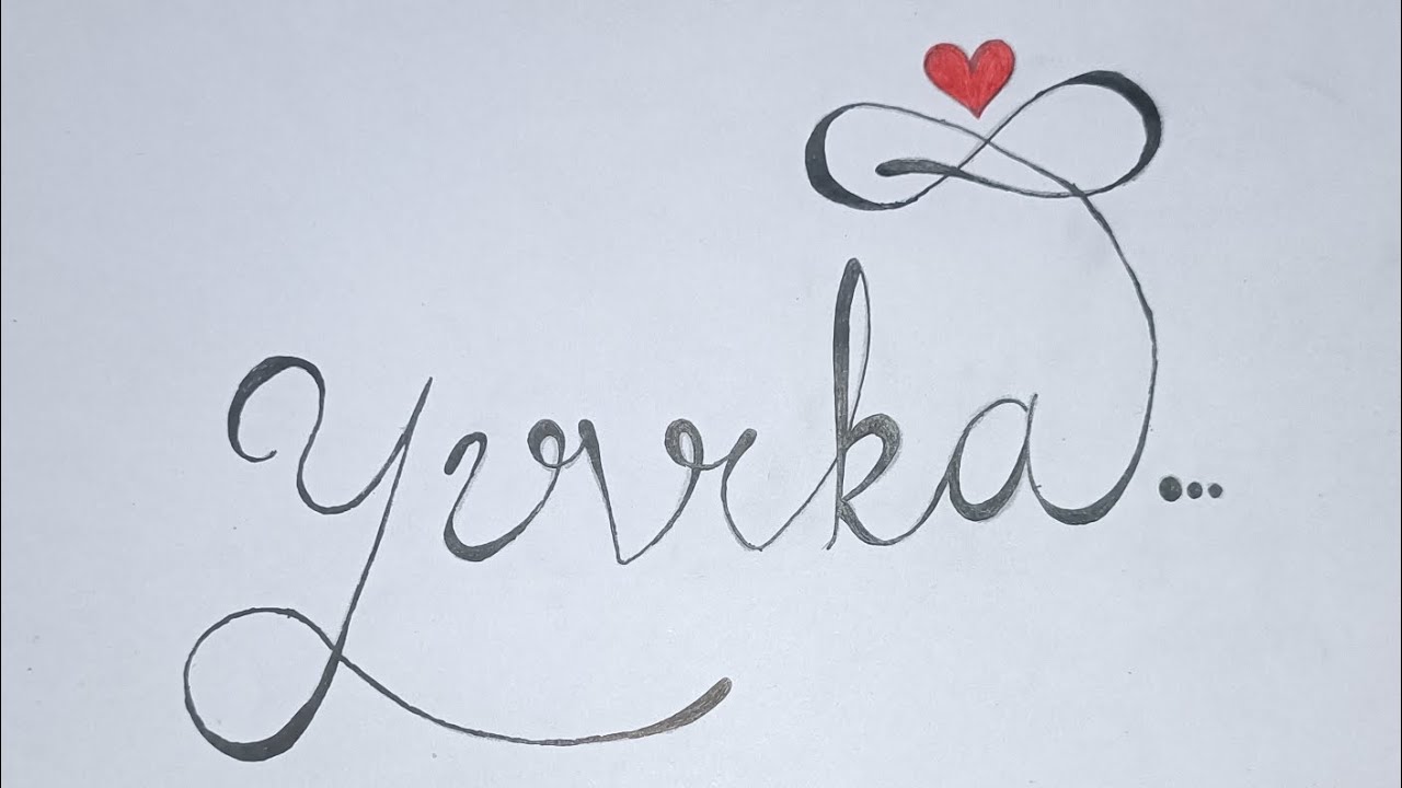 Yuvika name art 🩷💕 - YouTube