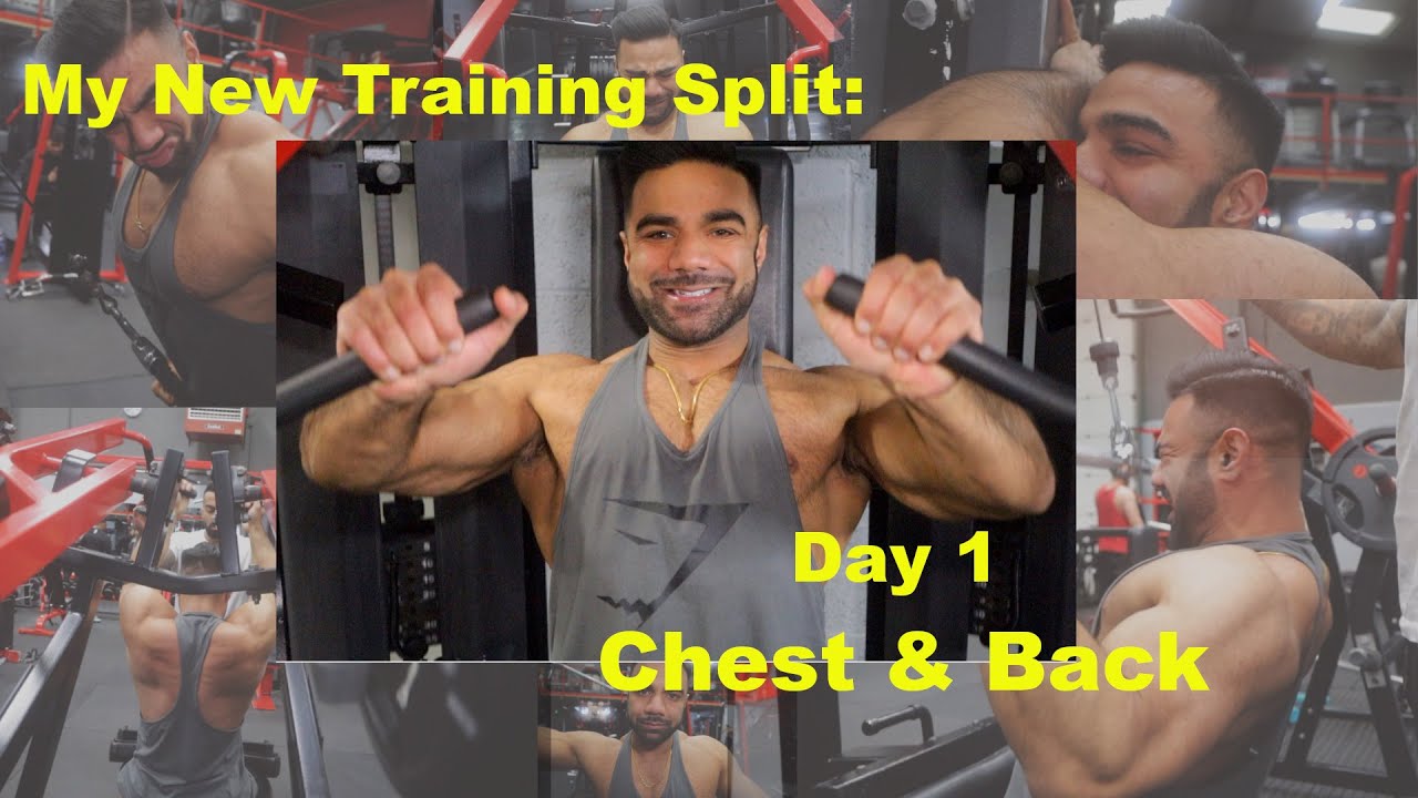 My New Training Split - Day 1 - Chest & Back Workout! - YouTube