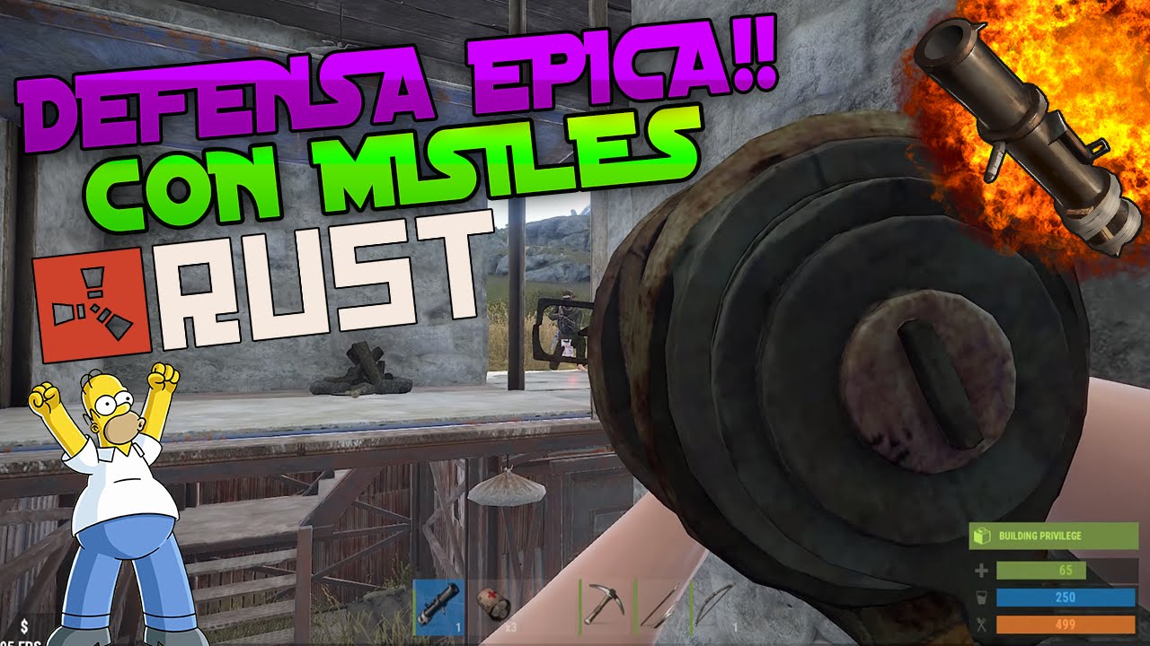 RUST#111 | DEFENSA EPICA CON MISILES!! | GAMEPLAY EN ESPAÑOL - YouTube