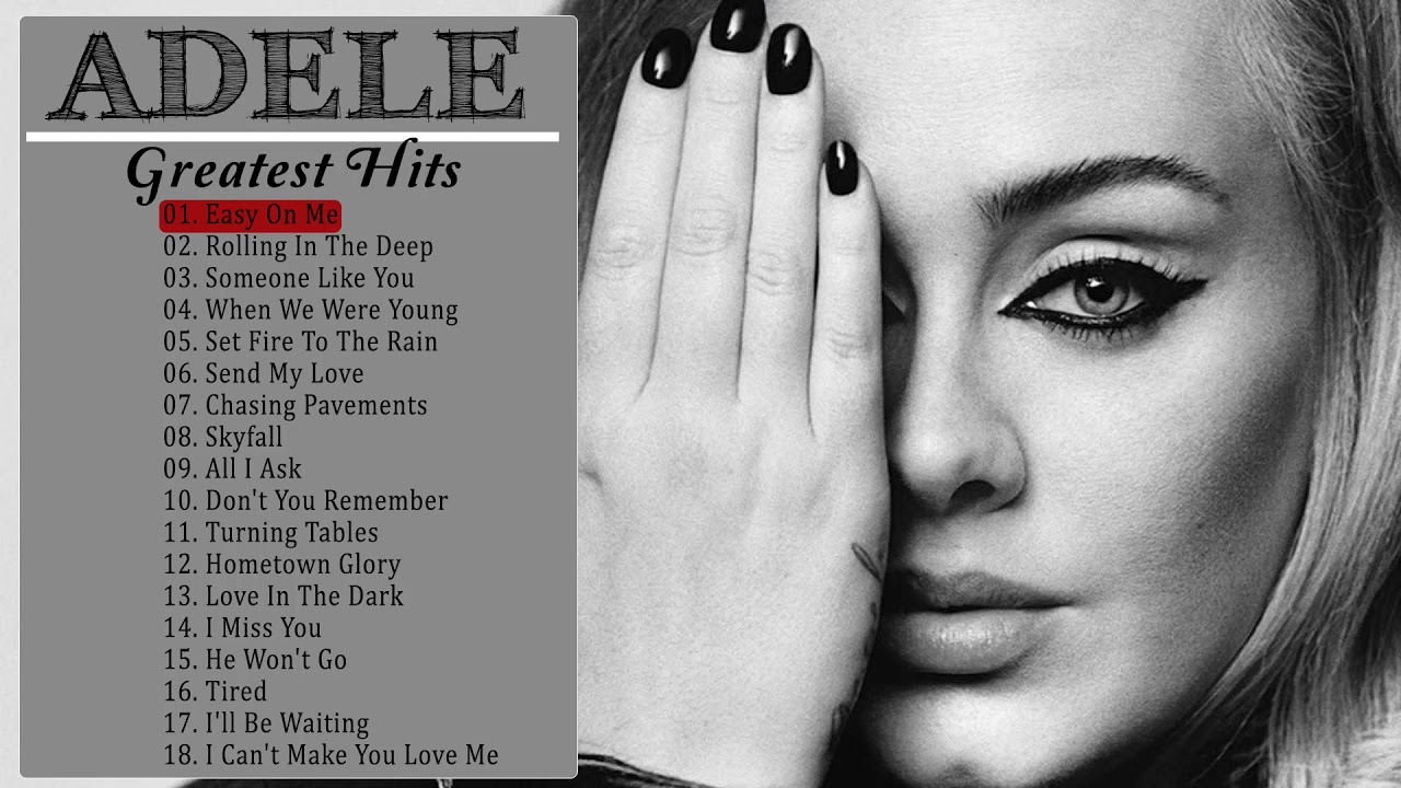 Adele Best Songs 2021 Adele Greatest Hits Full Album 2021 Youtube