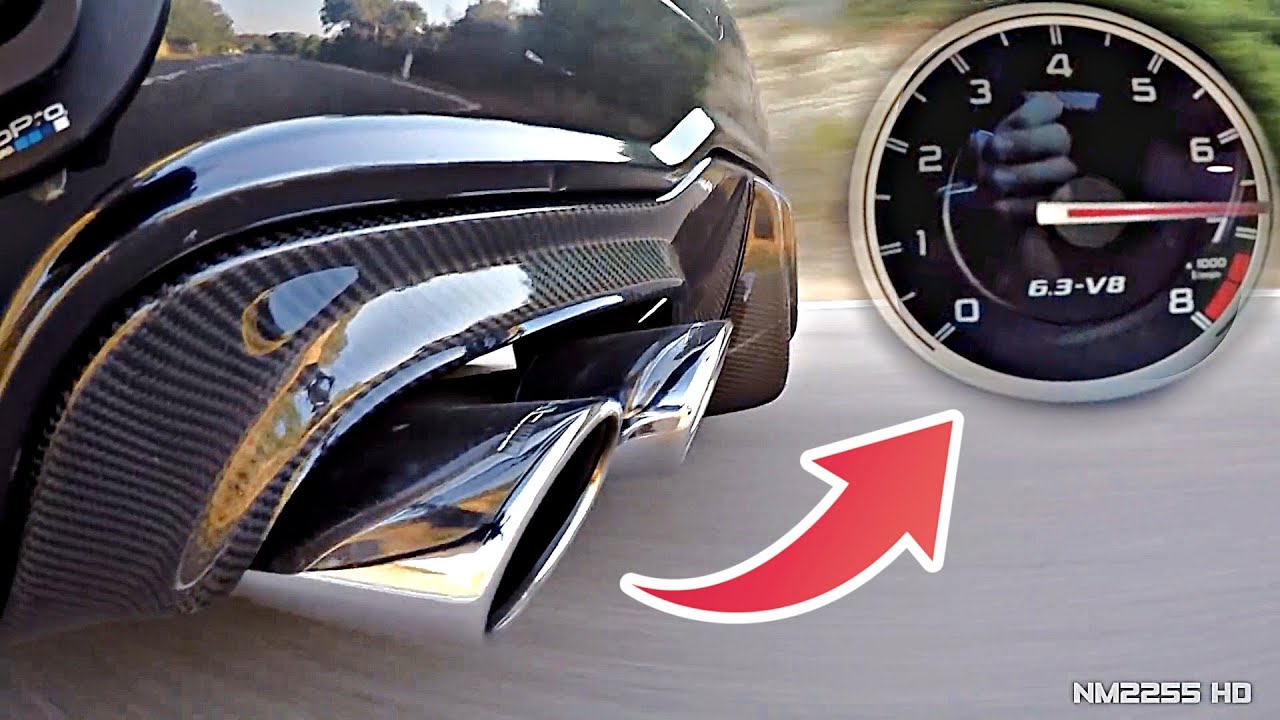 The legendary Mercedes C63 AMG W204 exhaust sound | 6.2 liter naturally ...