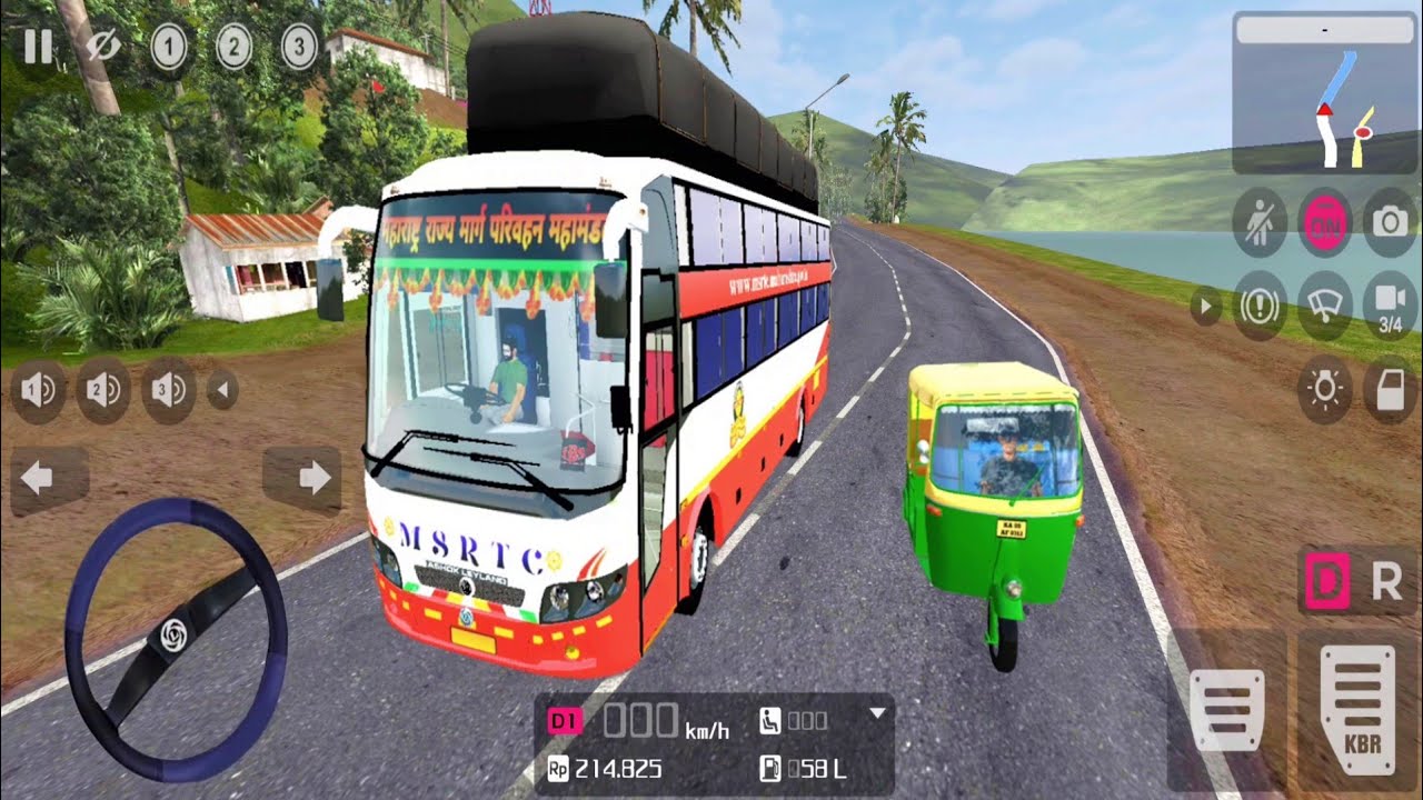 MSRTC Bus Driving Games | BUSSID - Bus Simulator Indonesia Android ...